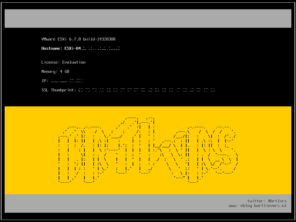 Custom Welcome DCUI screen – vB(art)log
